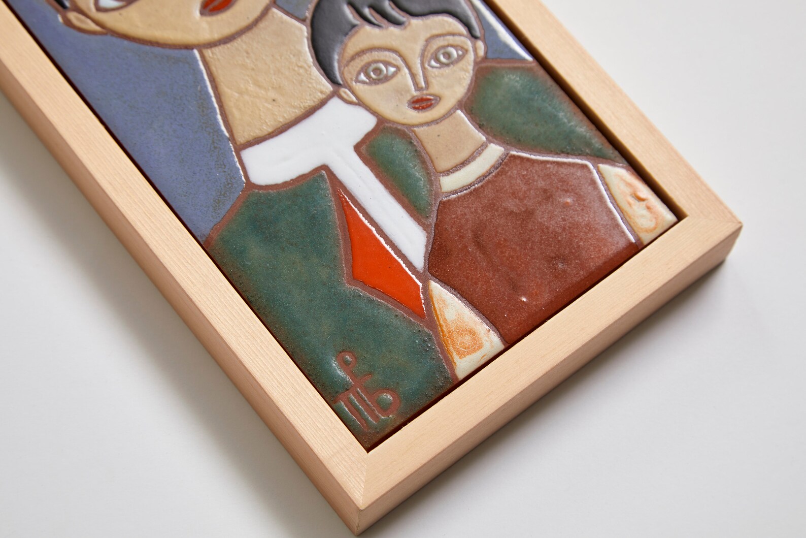 Father Son Portrait Embrace Painting Male Portrait Fatherhood ...