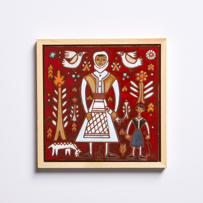 Folk Art Tiles - Etsy