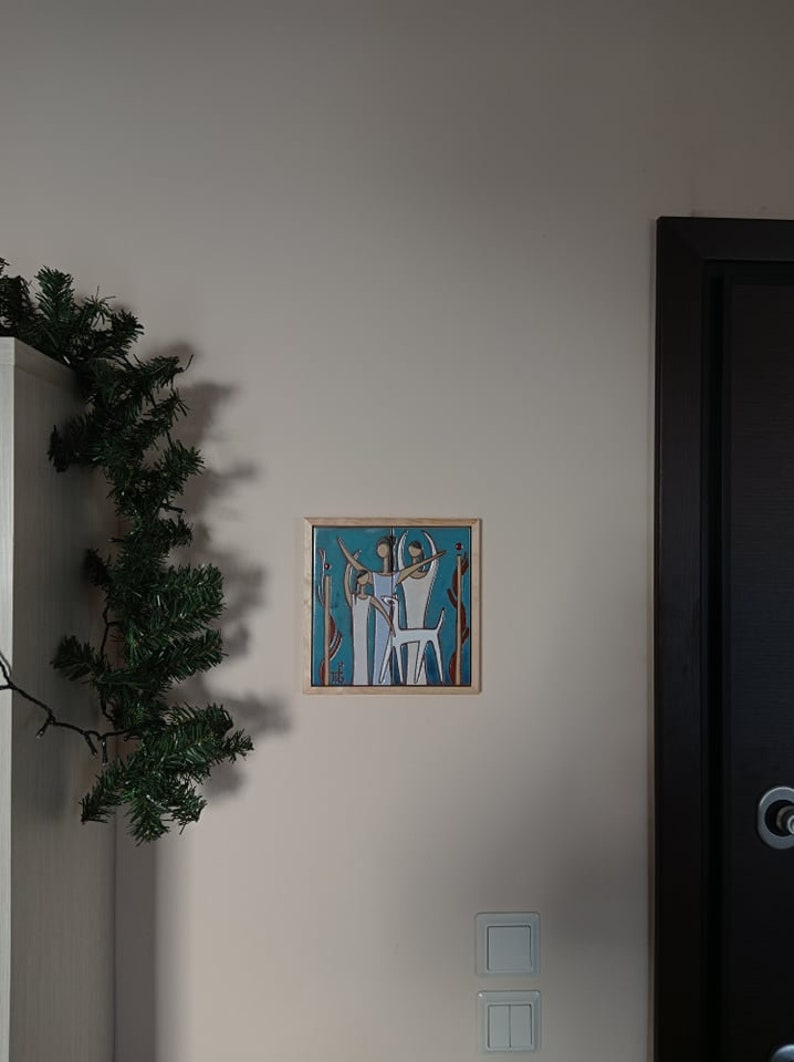 Dancing Girl Handmade Ceramic Tile Dancers Dance Teacher Gift - Etsy