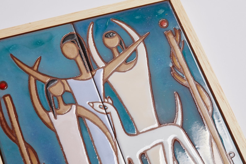 Dancing Girl Handmade Ceramic Tile Dancers Dance Teacher Gift - Etsy