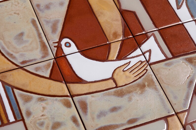 Female Figure Earthy Tones Wall Art, Gift for Her, Modern Aesthetic ...