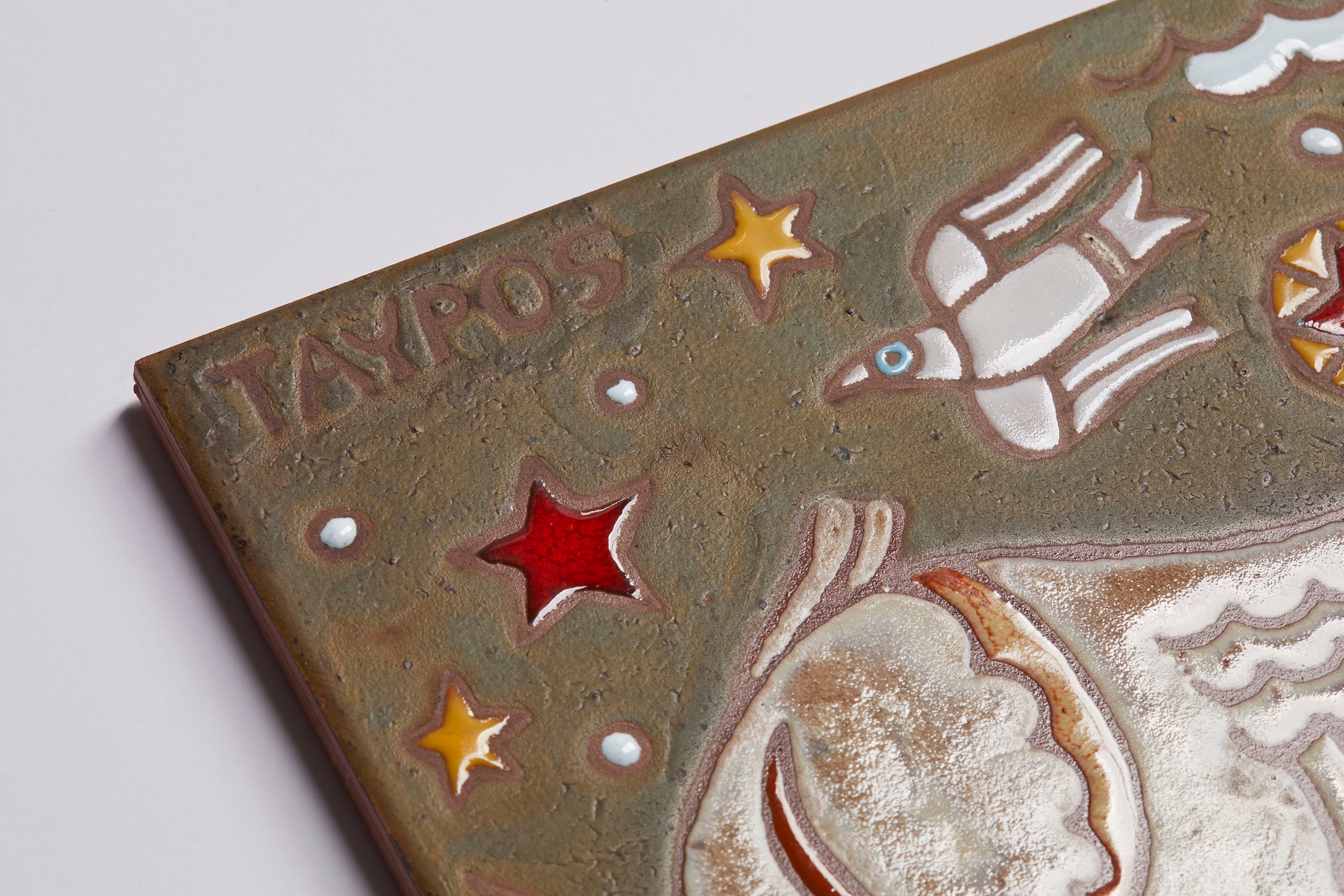 Taurus Zodiac Sign Ceramic Tile Astrology Wall Art Horoscope Painting ...