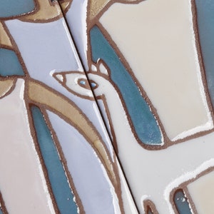 Dancing Girl Handmade Ceramic Tile Dancers Dance Teacher Gift Playroom ...