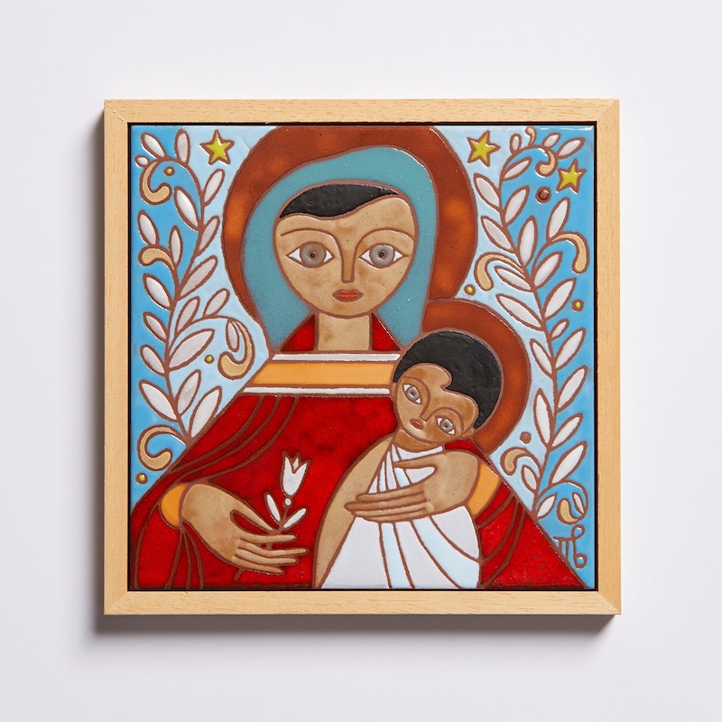 Mother Mary Tiles - Etsy