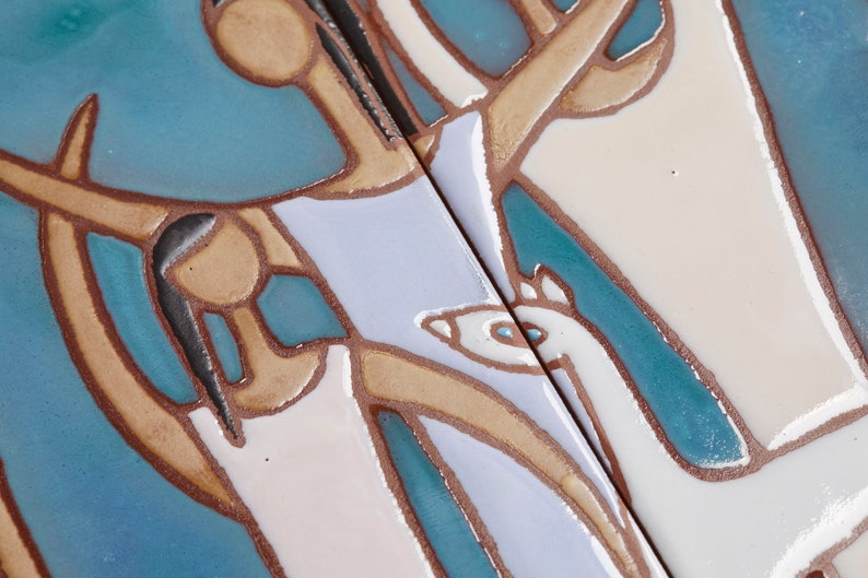 Dancing Girl Handmade Ceramic Tile Dancers Dance Teacher Gift - Etsy