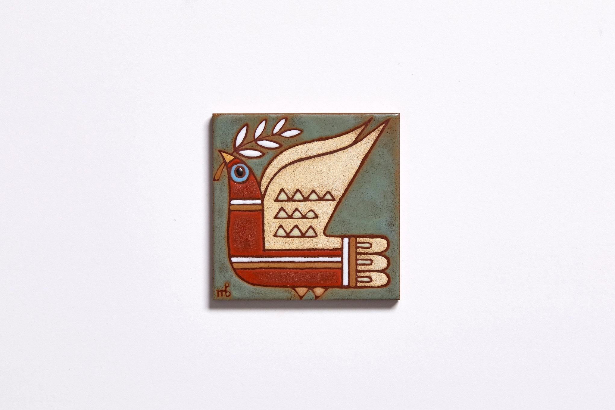 Set of 5 Decorative Tile Ceramic Tiles Bathroom Makeover Handpainted ...