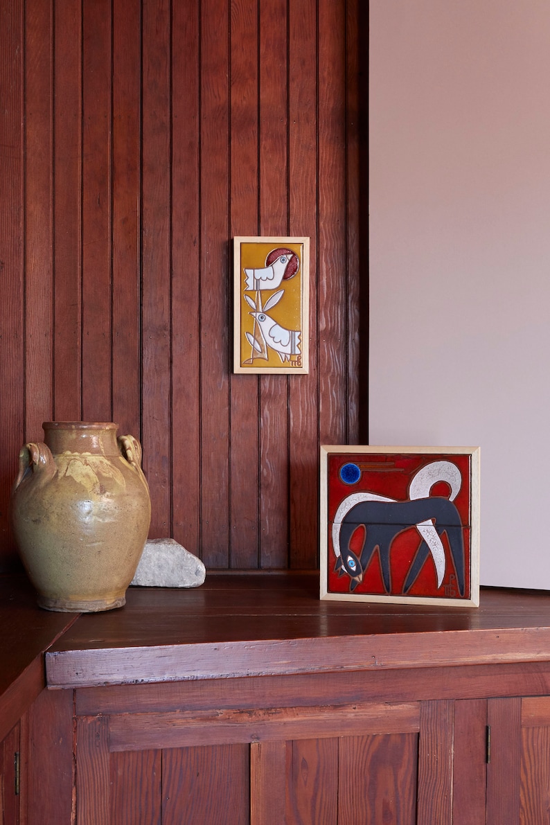 Horse Hand-painted Ceramic Pony Art Tile Entryway Wall Decor ...