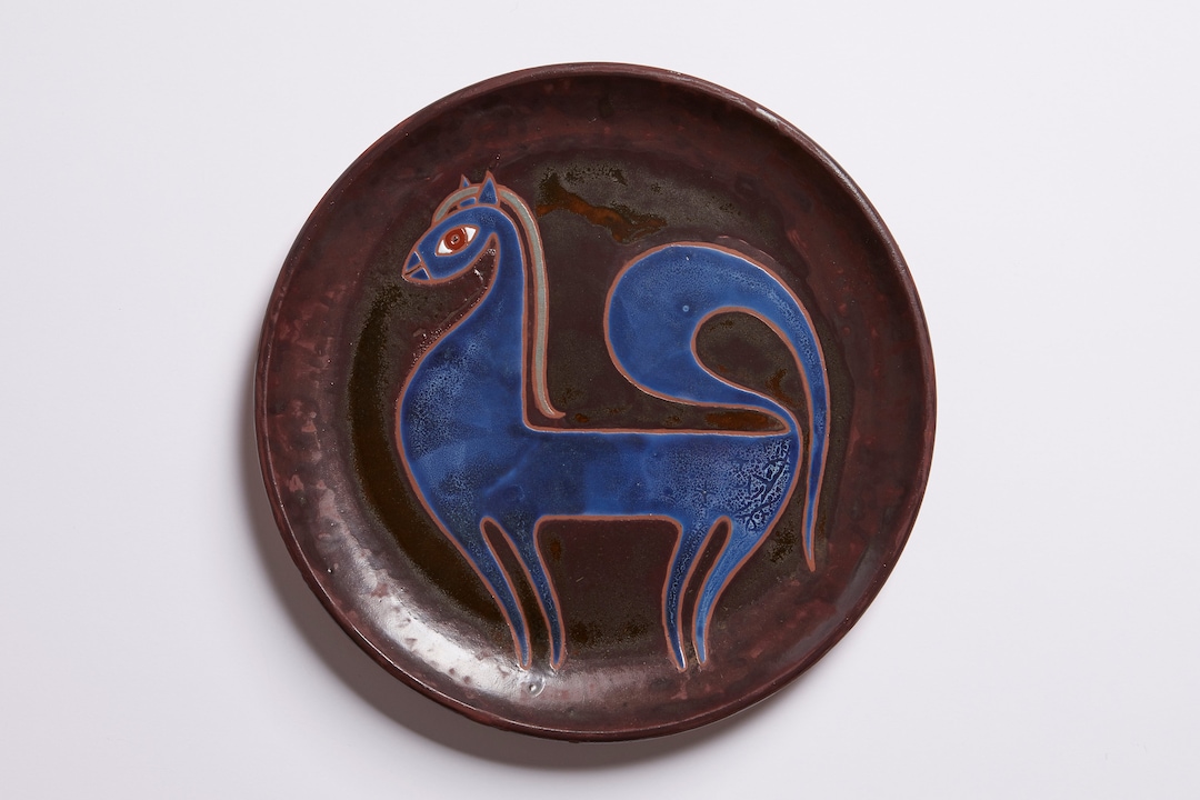 Pony Decorative Ceramic Plate Handmade Equestrian Gifts Wall Art ...