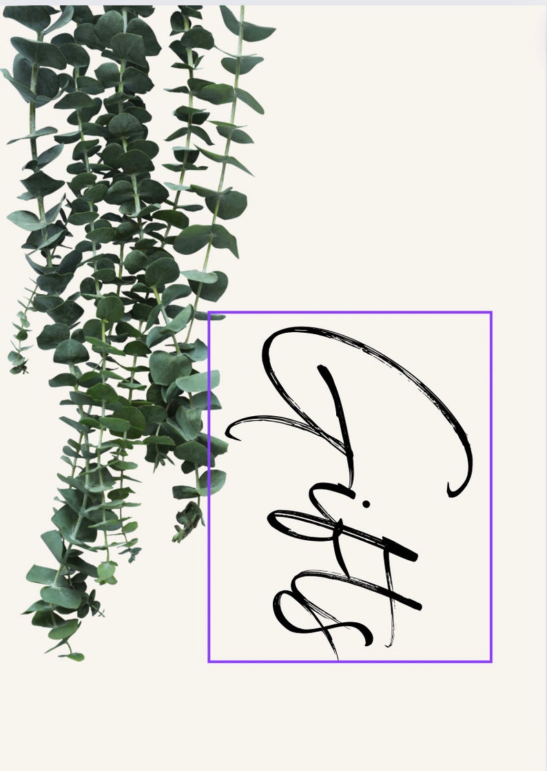 EDITABLE Eucalyptus Wedding Table Signs Customizable Digital Template ...