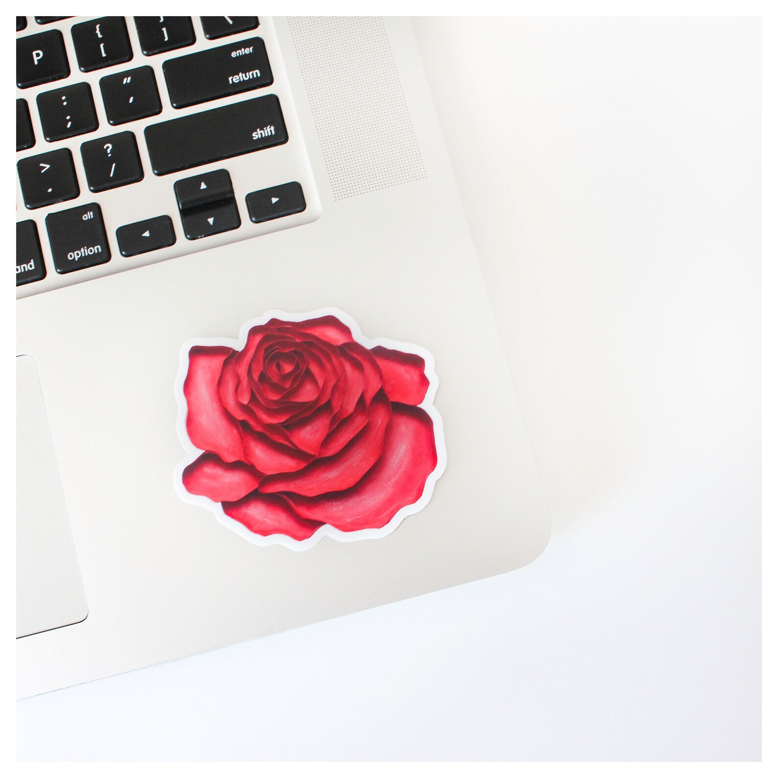 Rose Vinyl Sticker Quilling Art Quilled Paper Art | Etsy