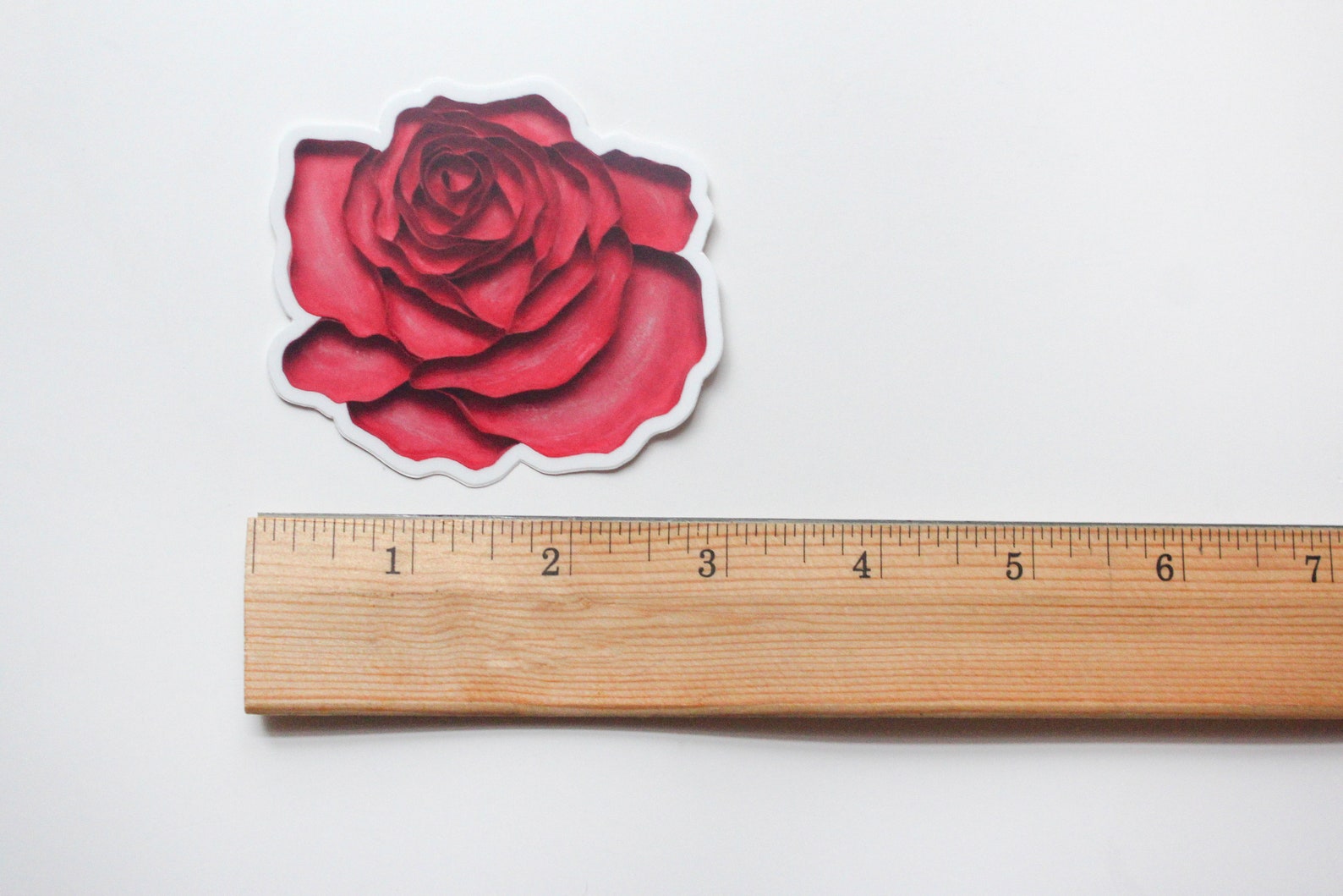 Rose Vinyl Sticker Quilling Art Quilled Paper Art | Etsy