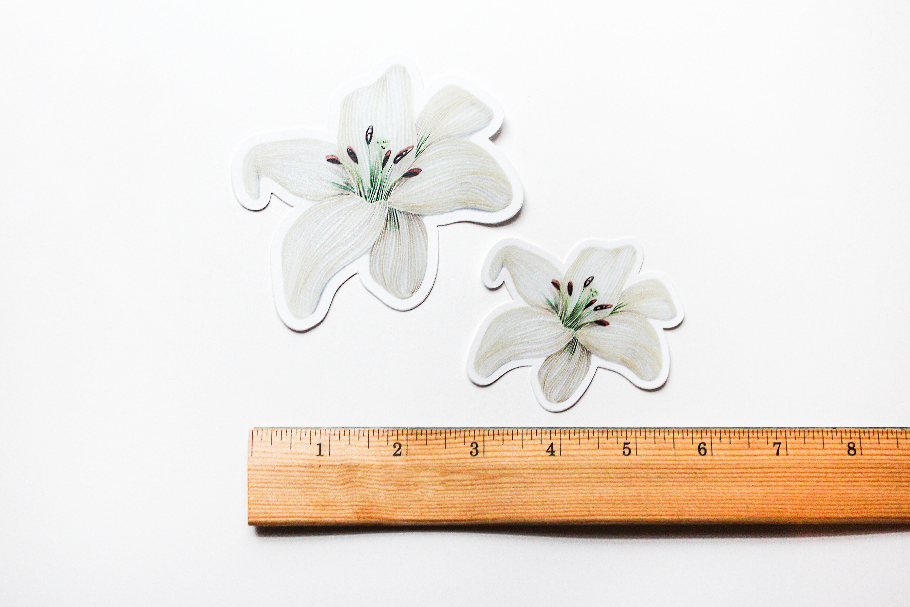 Lily Vinyl Sticker Quilling Art, Quilling Paper Art - Etsy