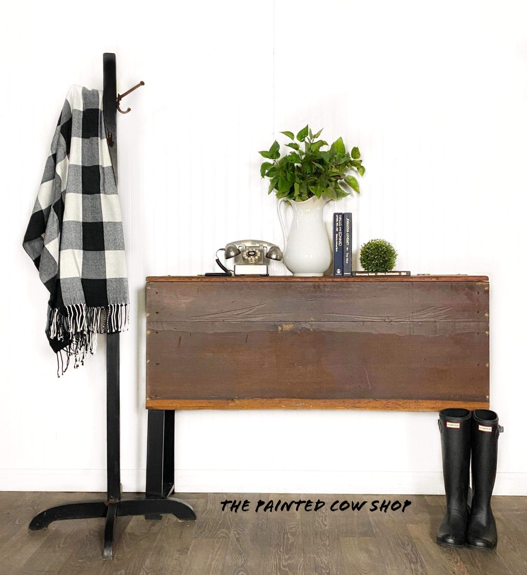 Unique Bar Table With Storage , Antique Hall Table, Vintage Tool Box ...
