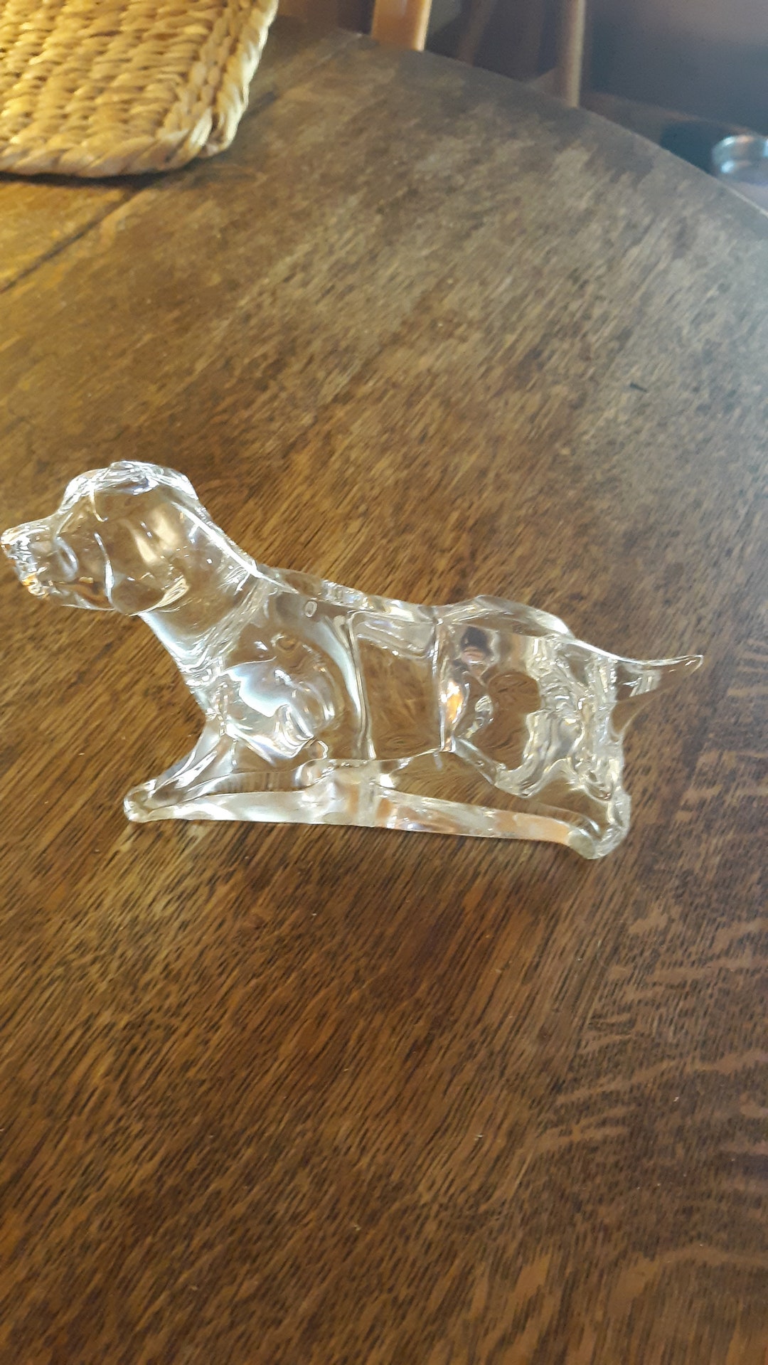 Baccarat Crystal Hunting Dog - Etsy
