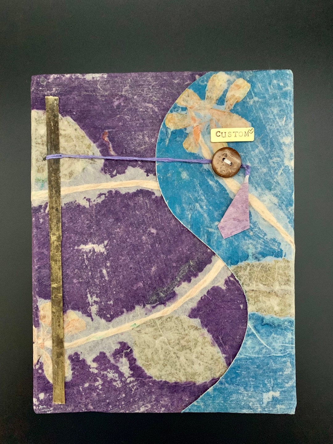 Handmade Paper Journal, Daphne Paper Notebook, Gifts for Her, Gifts for ...