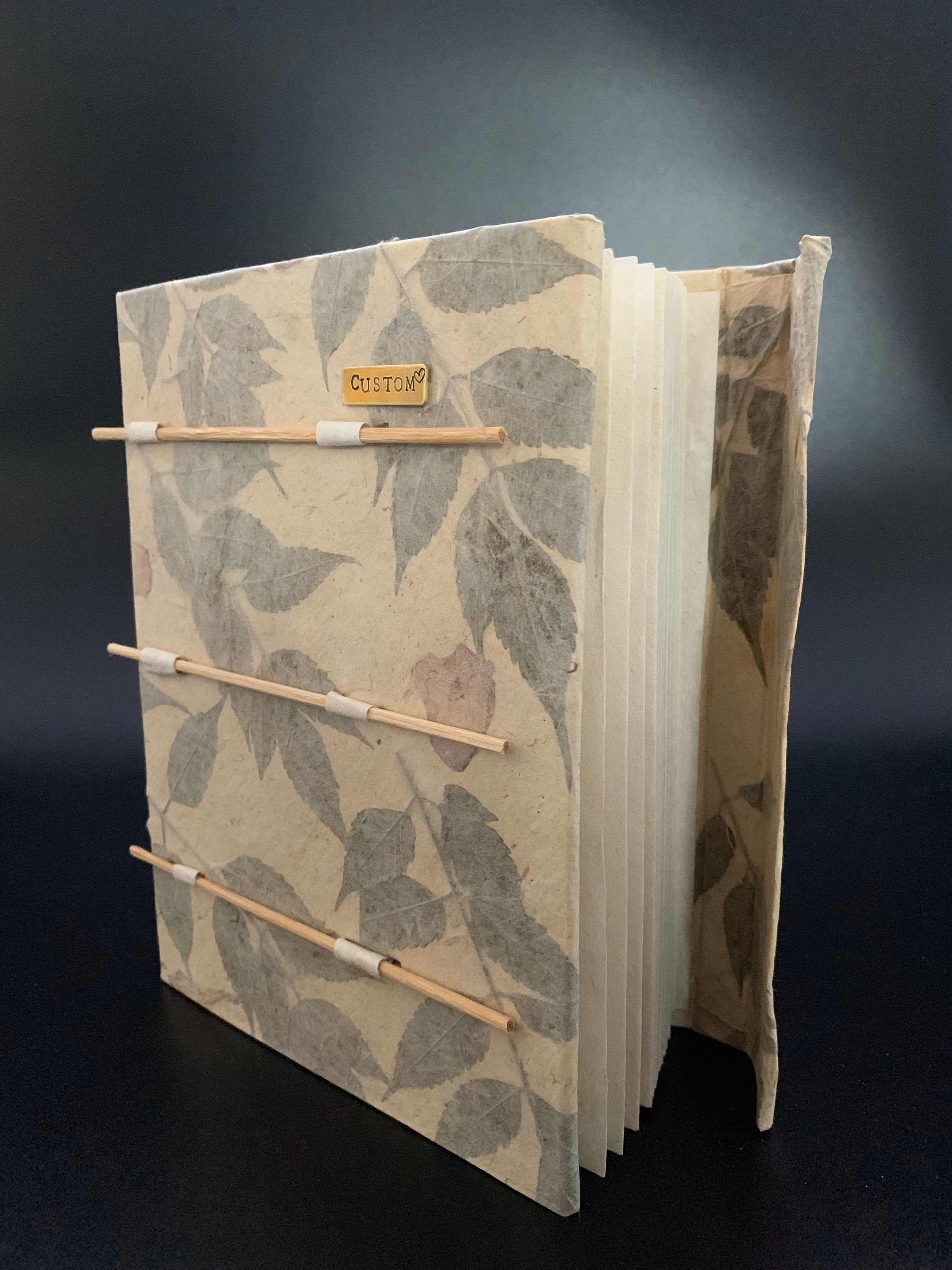 Handmade Paper Journal, Daphne Paper Notebook, Gifts for Her, Gifts for ...