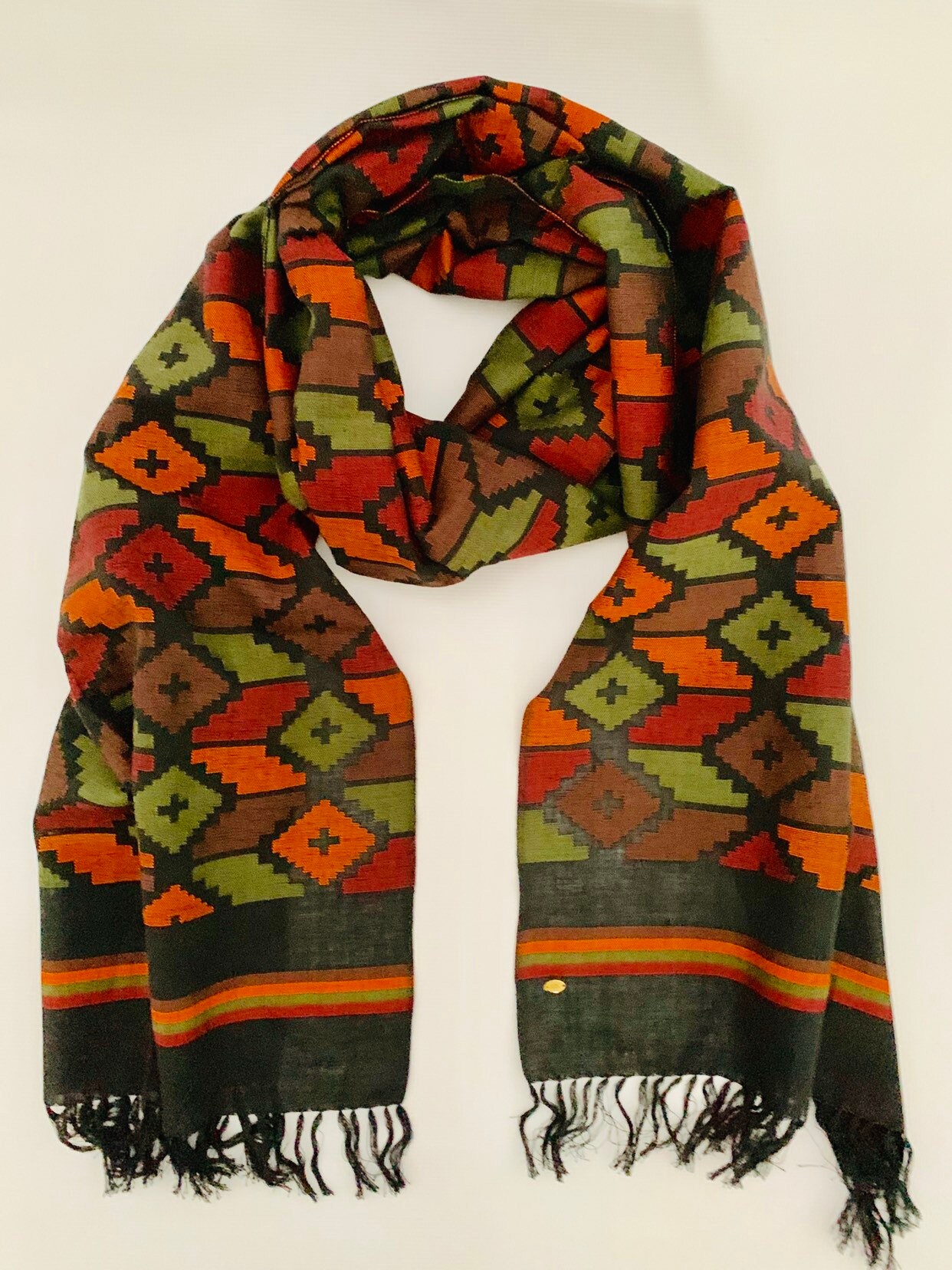 Scarf, Gifts for Her, Personalised Gift, Gift, Handmade Scarf, Cotton ...