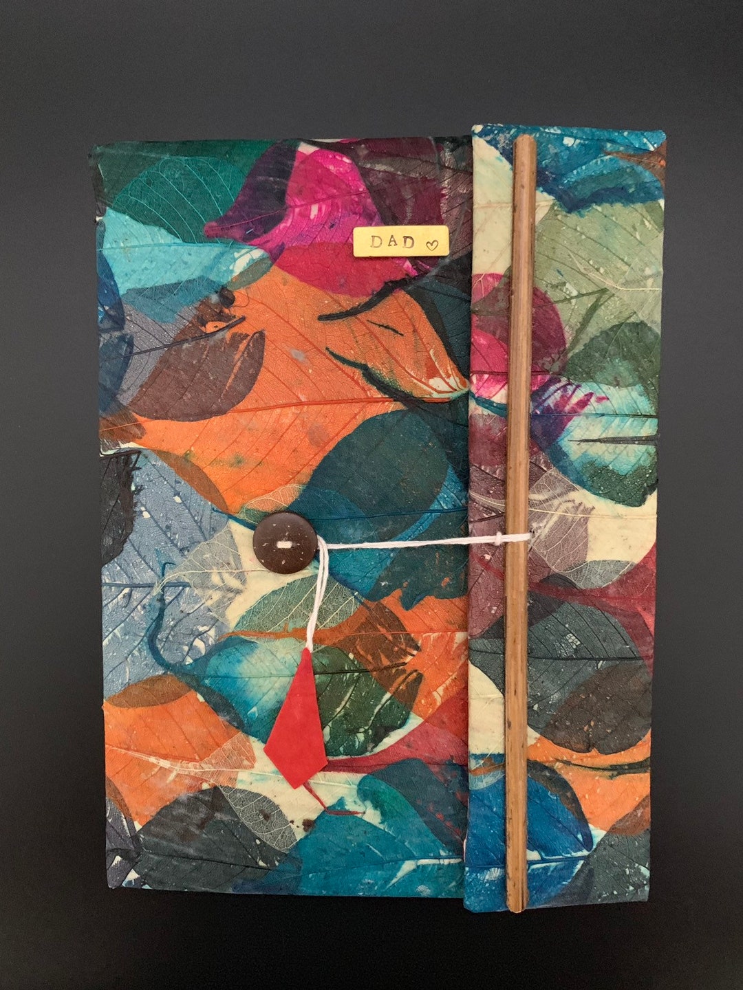 Handmade Paper Journal, Daphne Paper Notebook, Gifts for Her, Gifts for ...