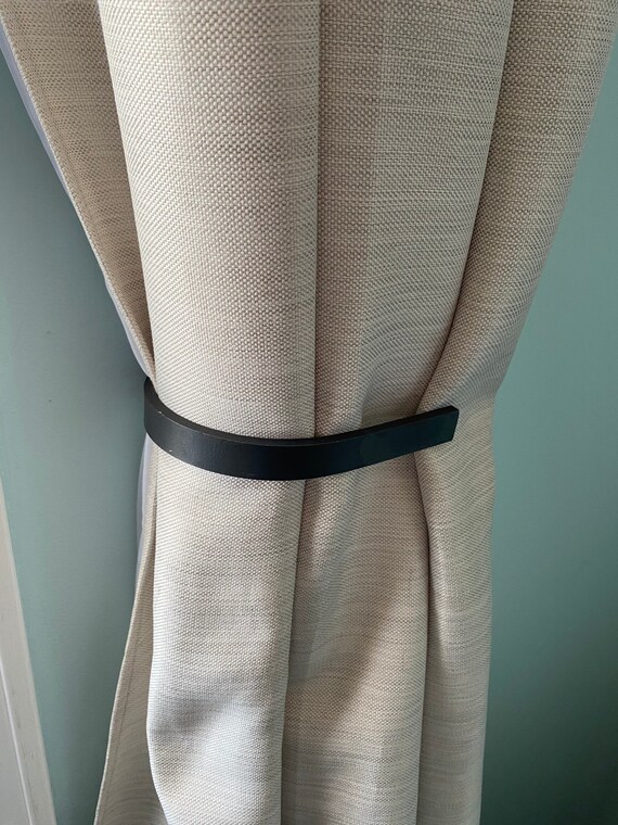 Hand Forged Curtain Tie Back-Strap Style Pair | Etsy