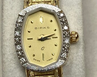 Diamond Quartz Watch - Etsy