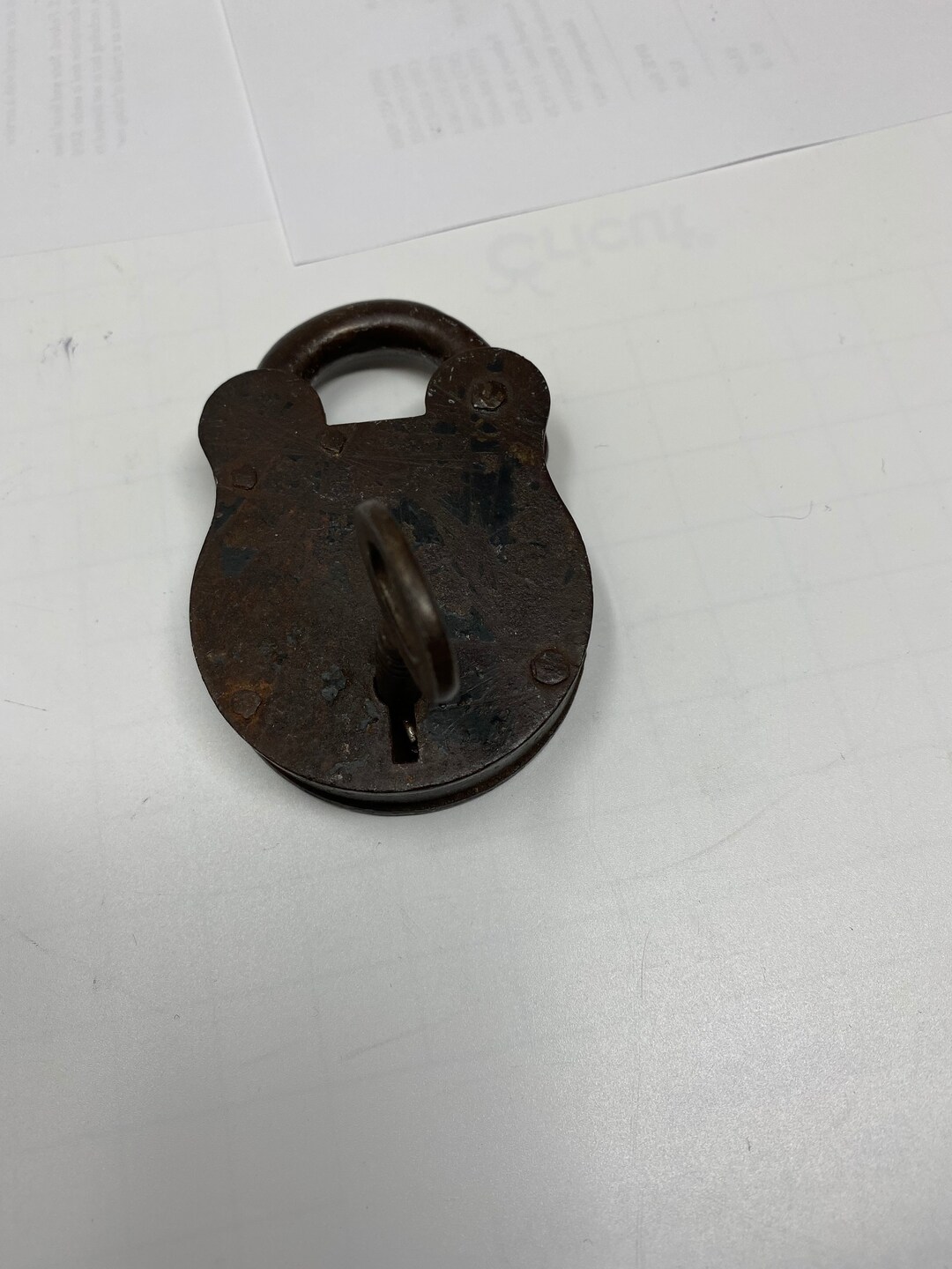 Antique Padlock With Key. - Etsy