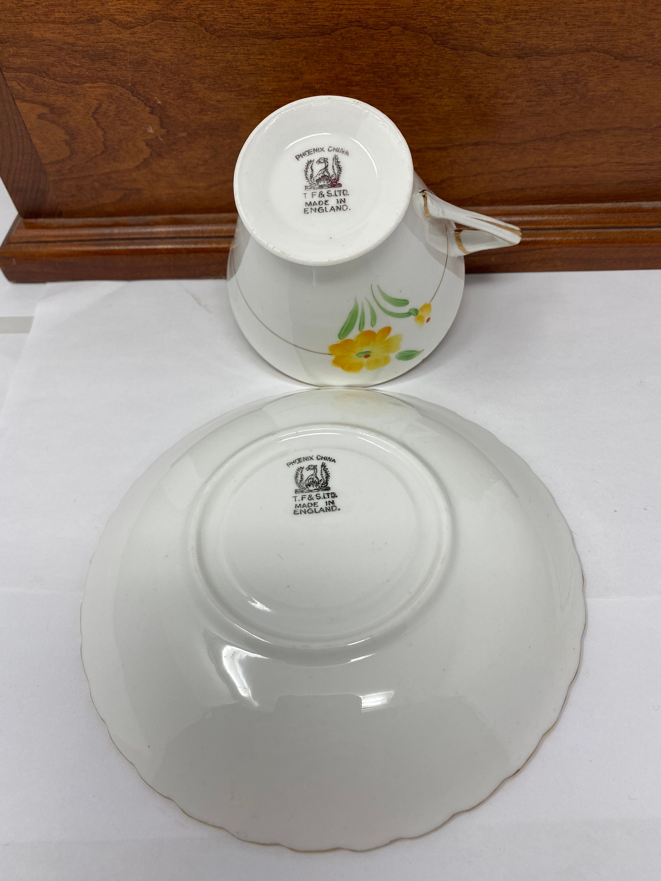 Phoenix China T F & S Ltd. Teacup and Saucer | Etsy