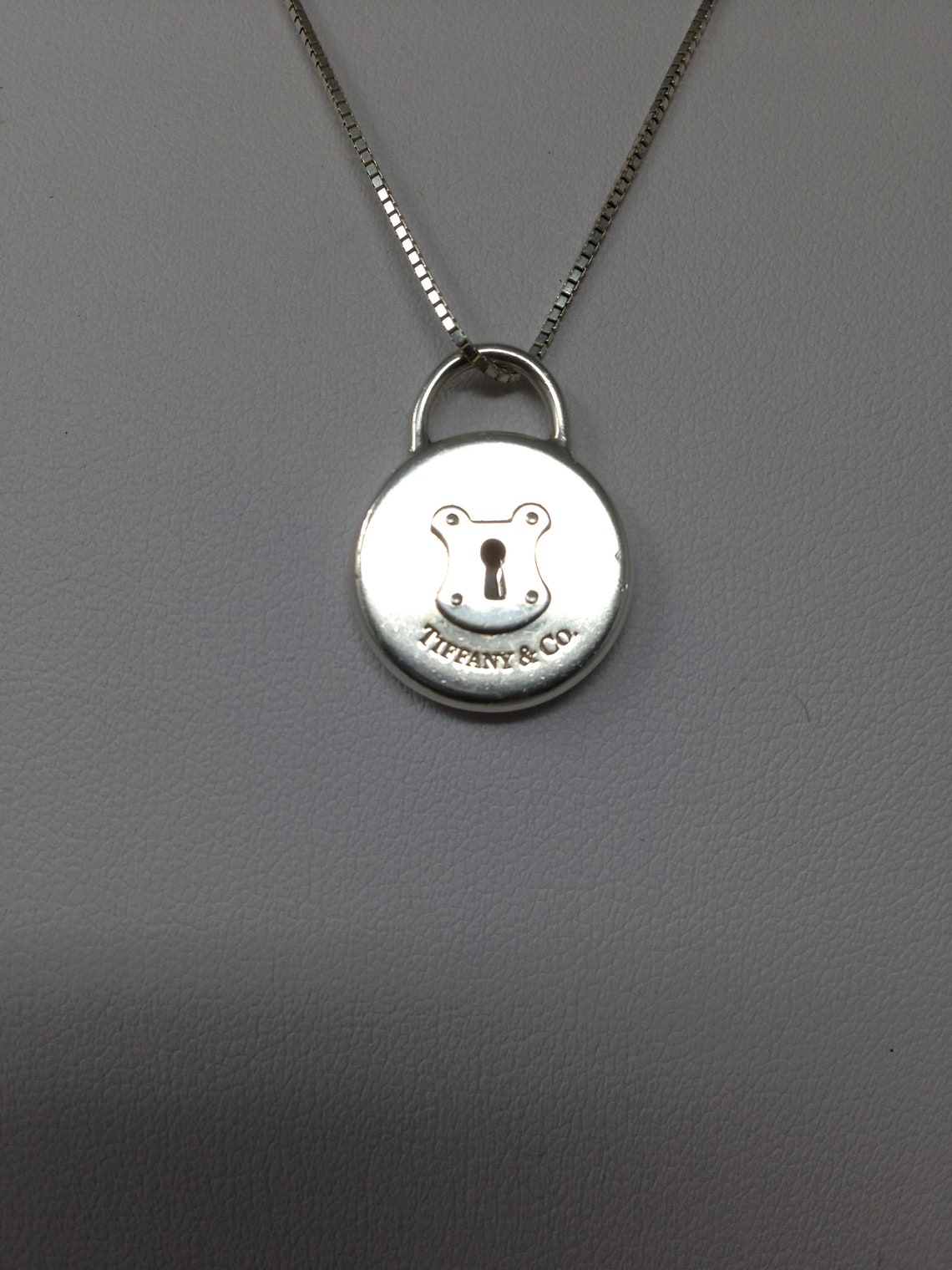 Vintage Estate Stamped TIFFANY & COMPANY 925 Sterling Lock | Etsy