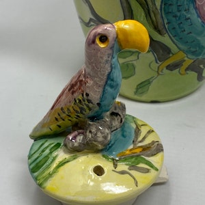Artist Signed Pottery Parrot Teapot. - Etsy