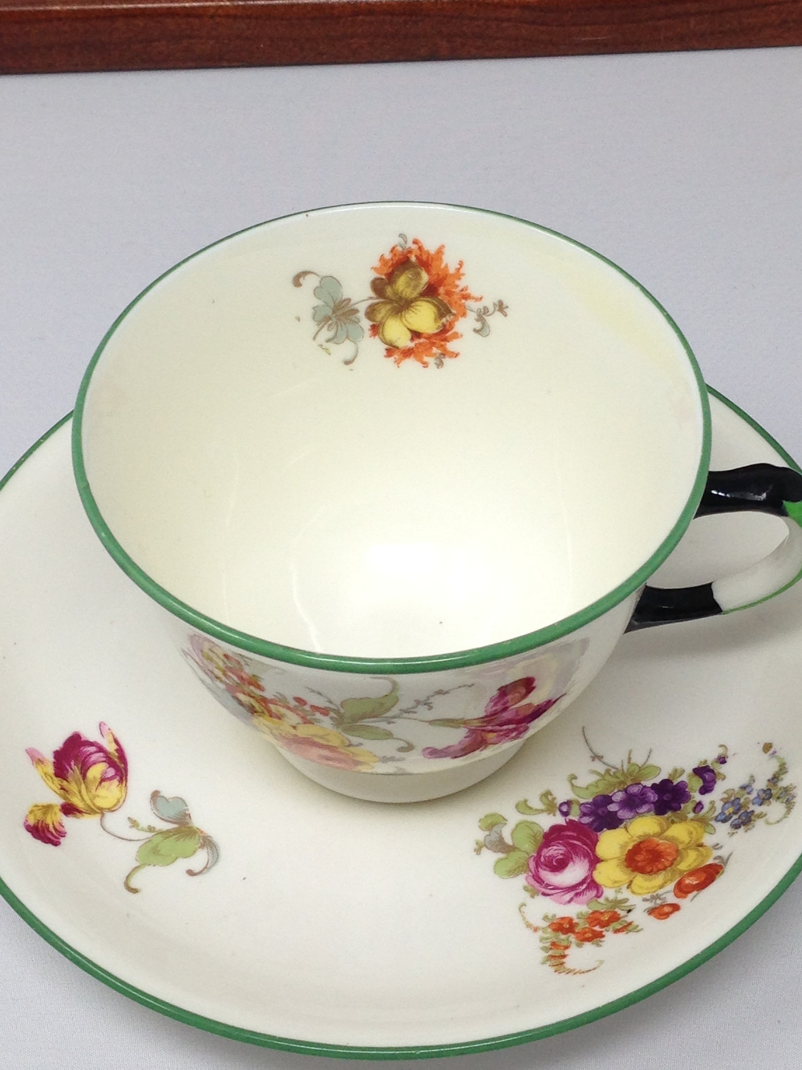 Plant Tuscan China Teacup and Saucer. | Etsy