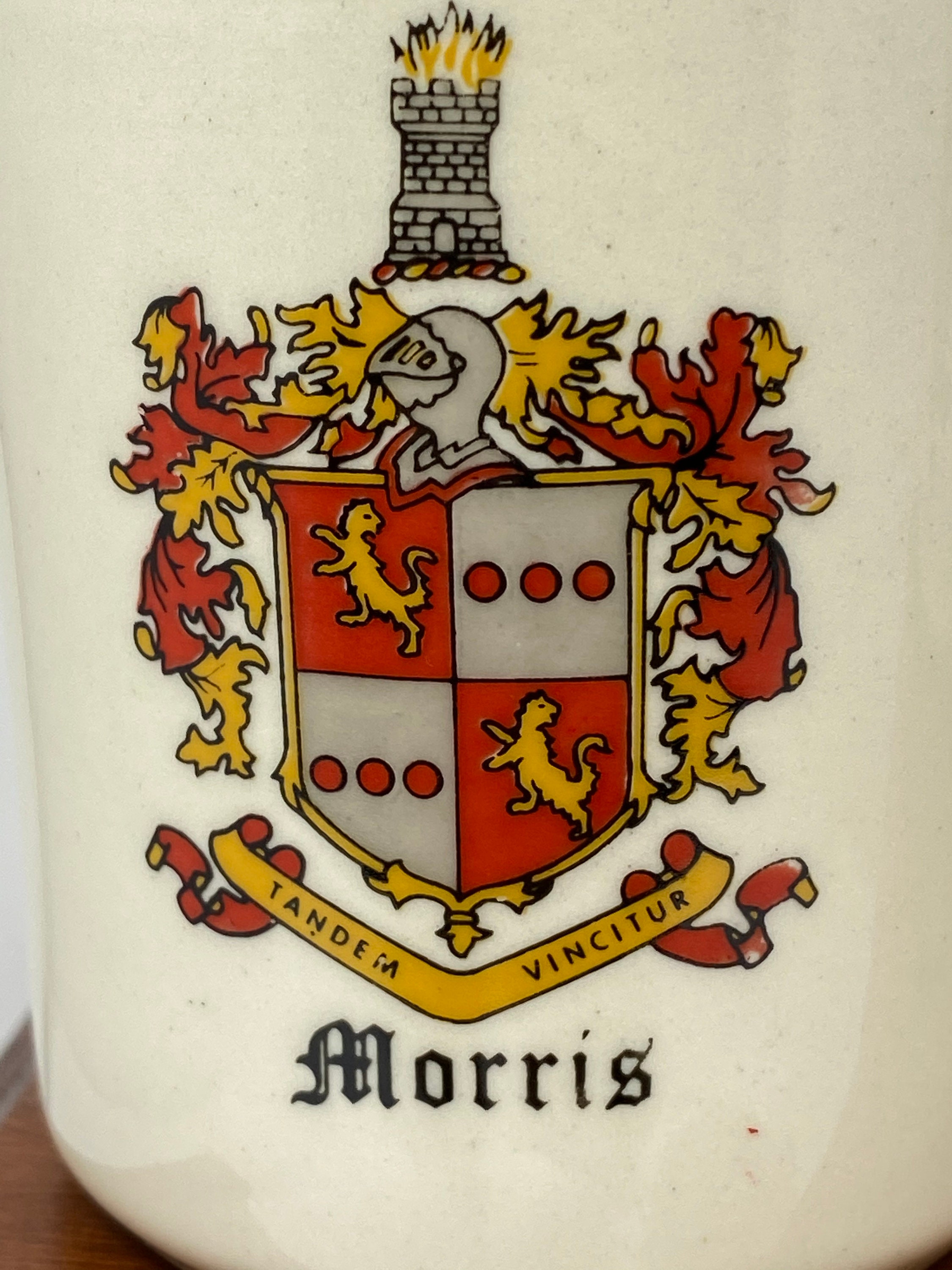 Vintage Set of 4 Morris Coat of Arms Mugs. | Etsy