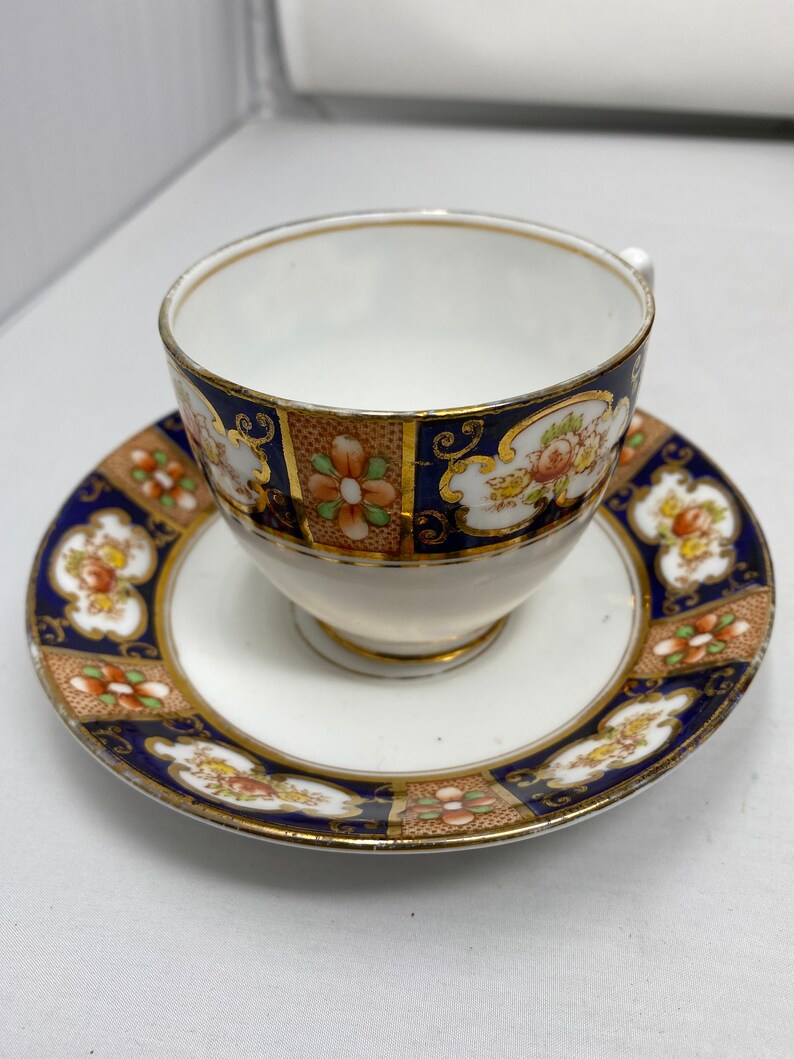 Royal Albert Crown China Tea Cup and Saucer - Etsy