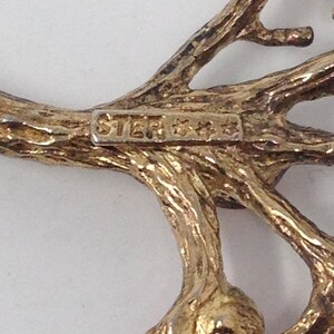 Vintage Estate Sterling Tree Brooch. - Etsy