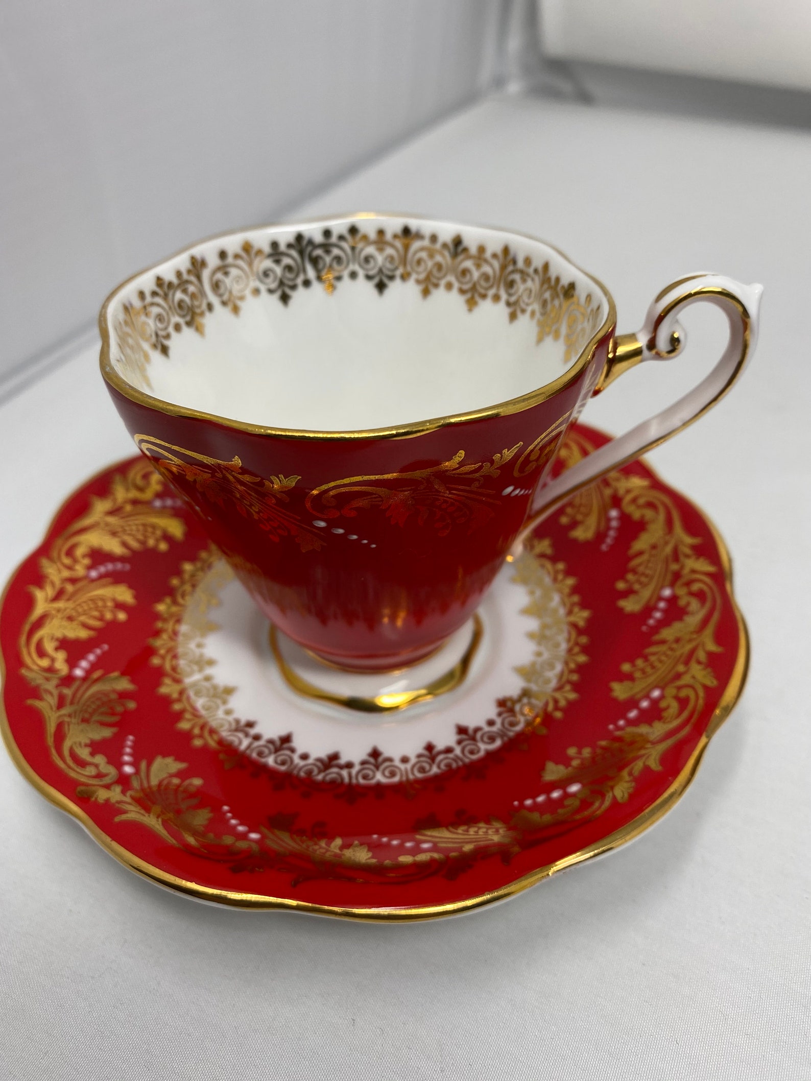 Royal Standard Cup and Saucer. - Etsy