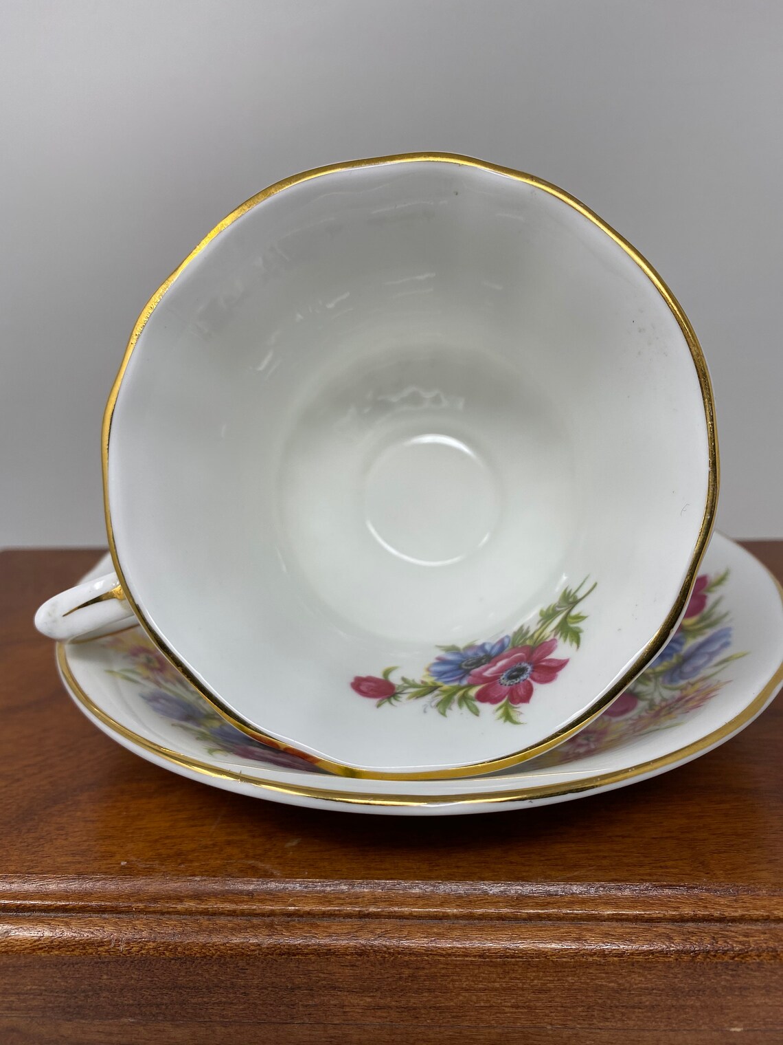 Paragon Flower Festival Teacup and Saucer - Etsy