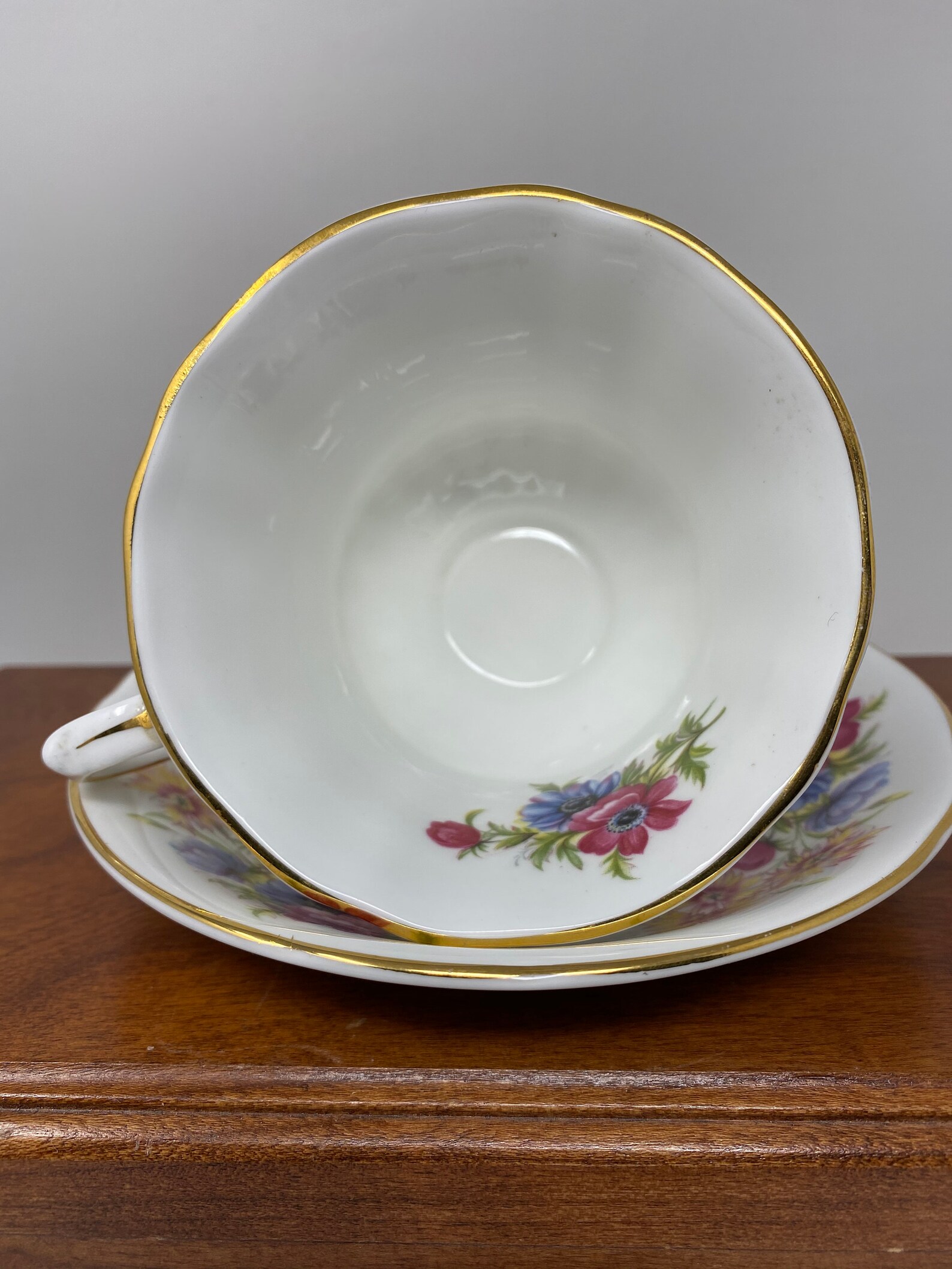 Paragon Flower Festival Teacup and Saucer - Etsy