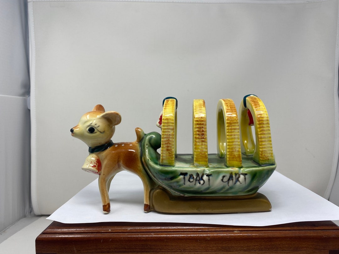 Vintage Bambi Toast Cart - Etsy