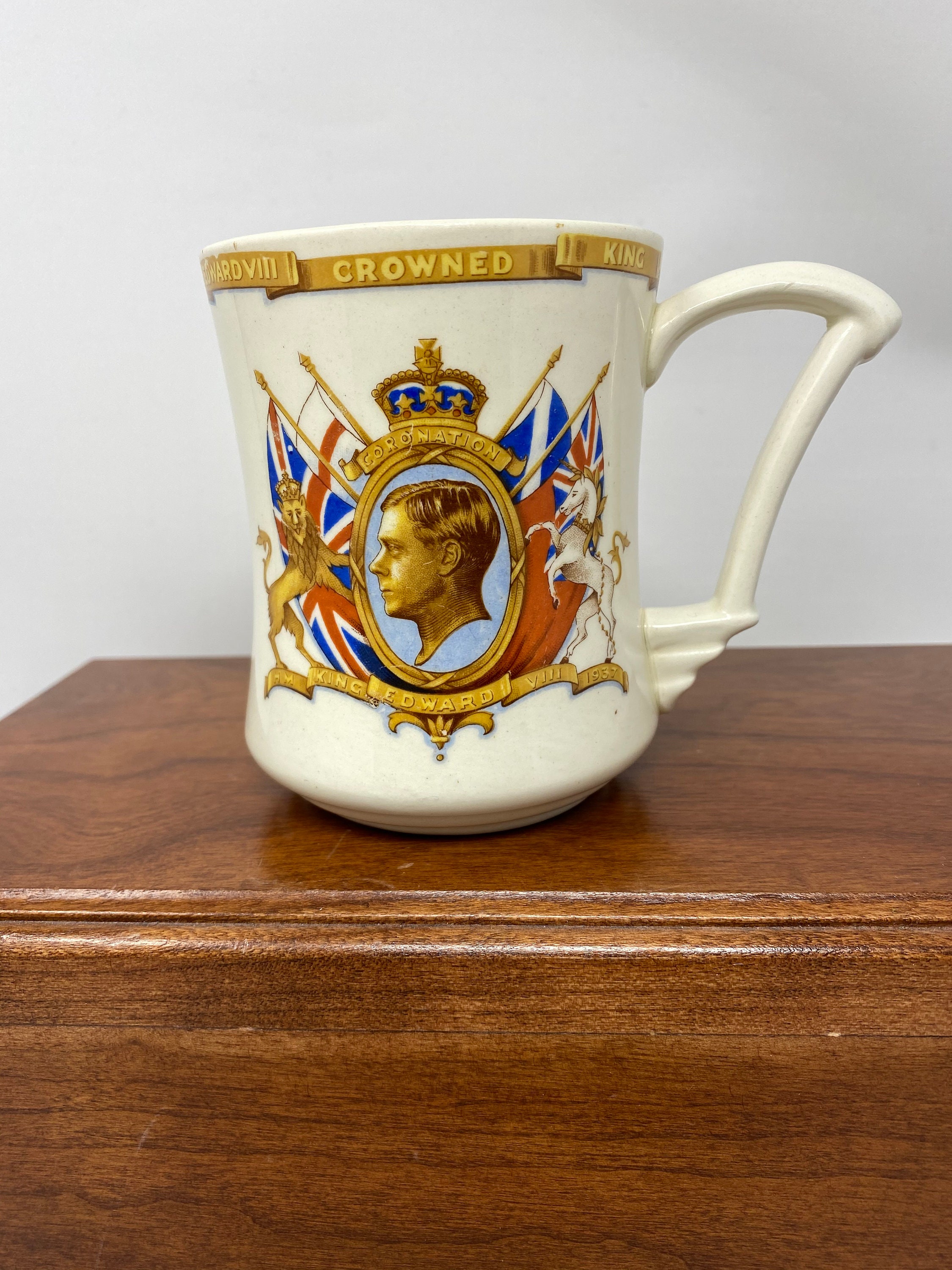 Tamsware Commemorative Mug for the Coronation of Edward V111 | Etsy
