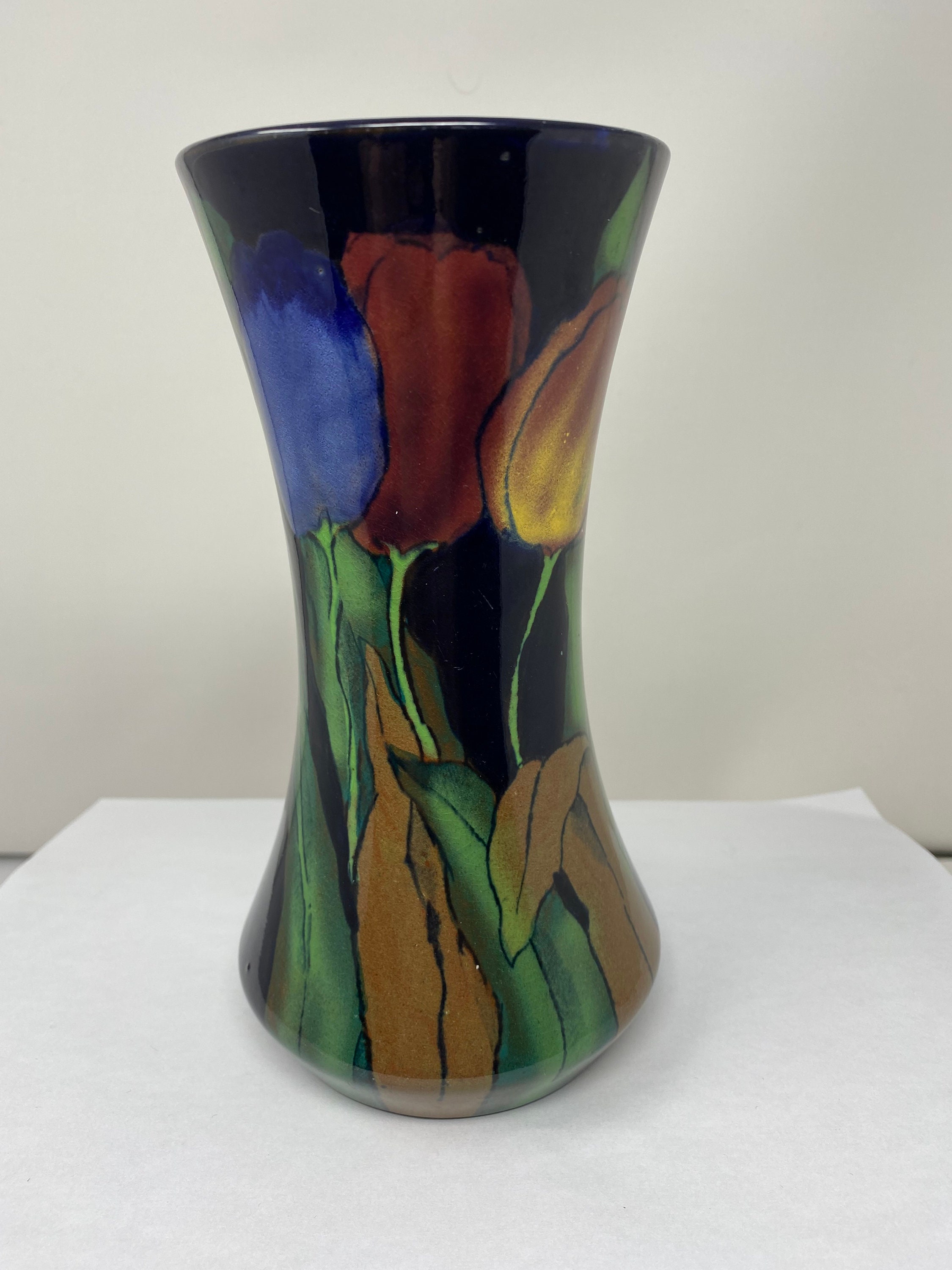 Royal Stanley Ware Colclough & Co Jacobean Hand-painted Vase | Etsy