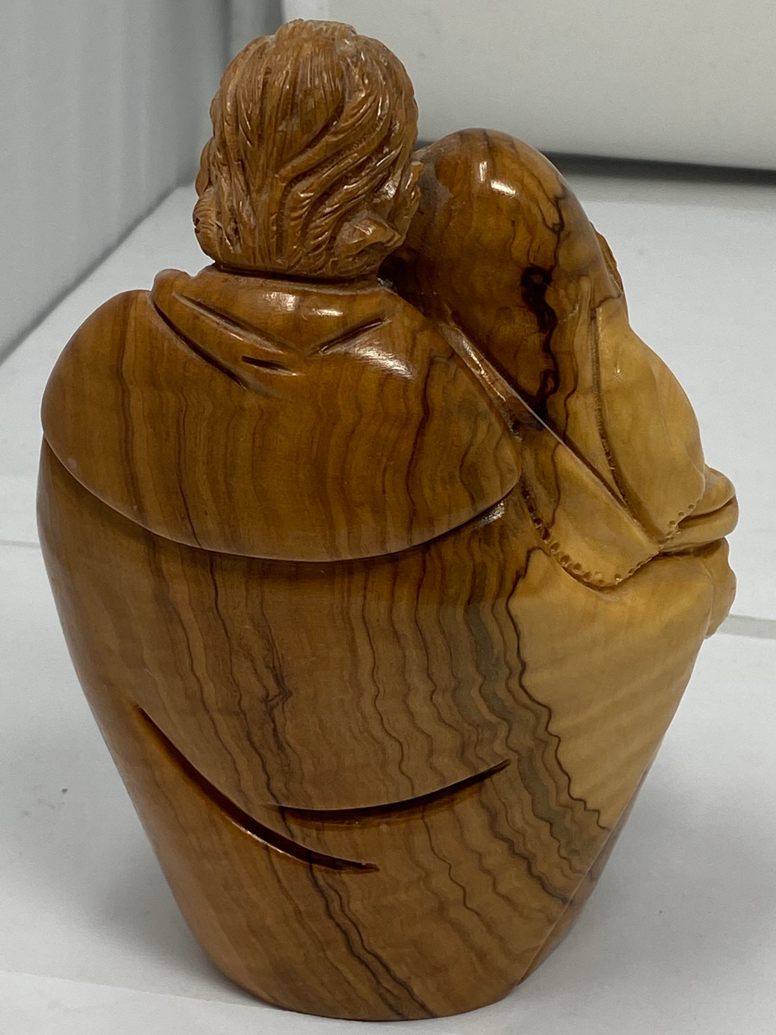 Wood Carving of Mary Joseph and Baby Jesus. - Etsy