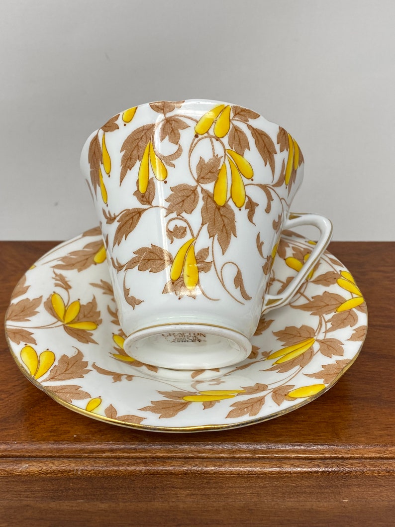 Grafton China ASHLEY Pattern Teacup and Saucer. C. 1935 1949 - Etsy
