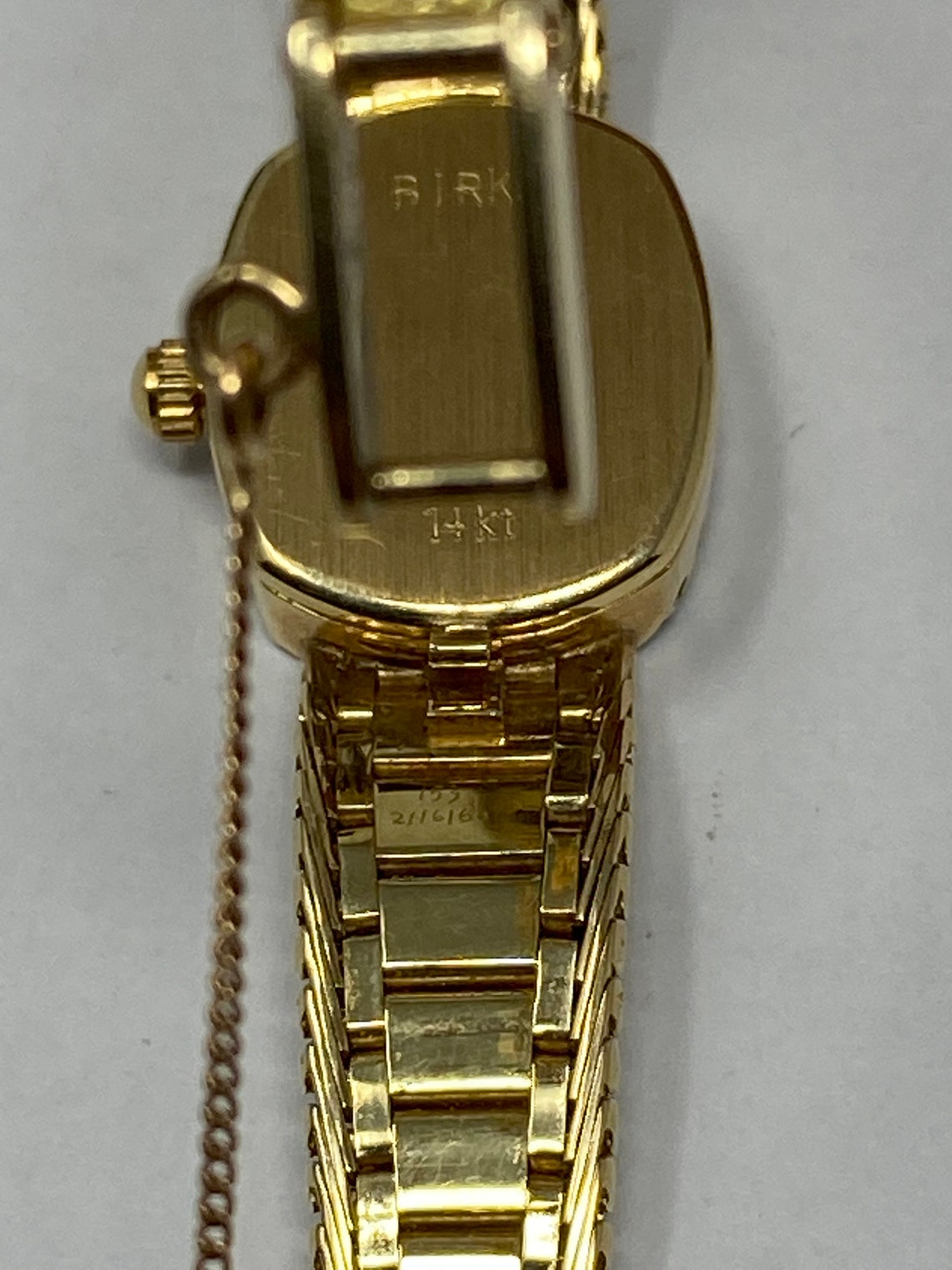 Vintages Boxed Working Birks 14Kt Gold and Diamond Quartz | Etsy