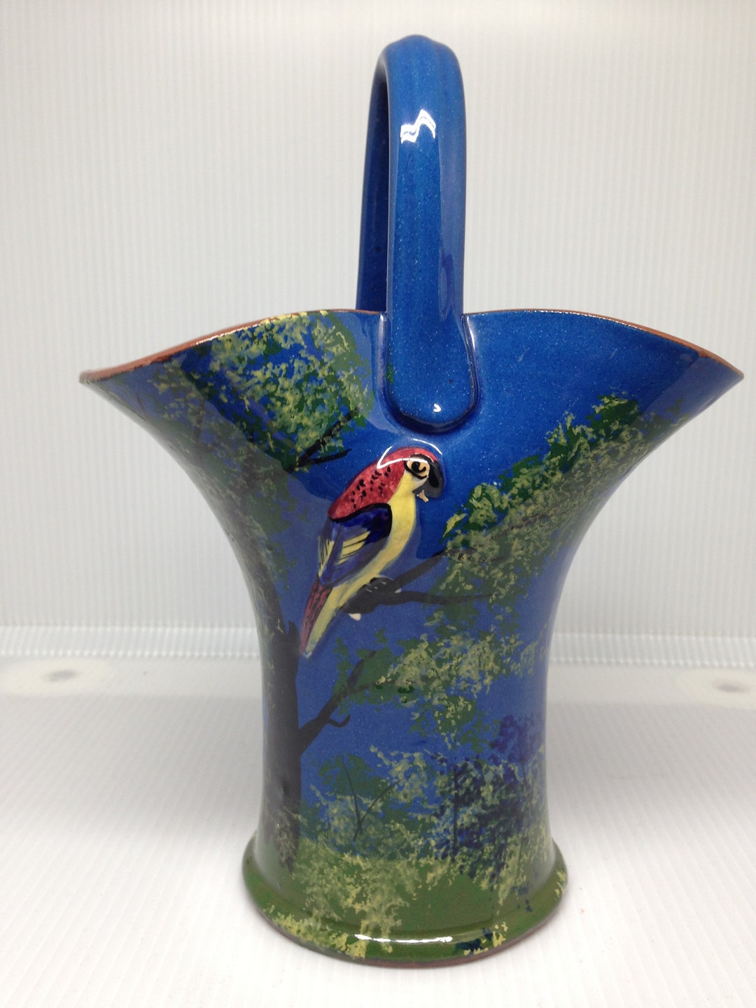 Vintage Torquay Pottery Parrot Vase - Etsy
