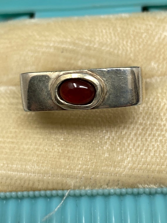 Vintage square silver red - Gem