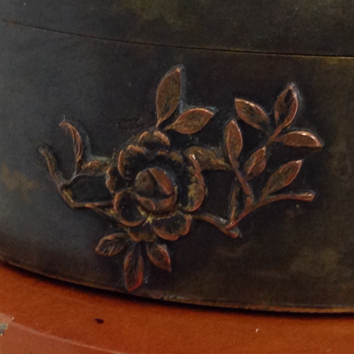 Rare Antique Metal Miniature Box With Raised Designs Animals | Etsy