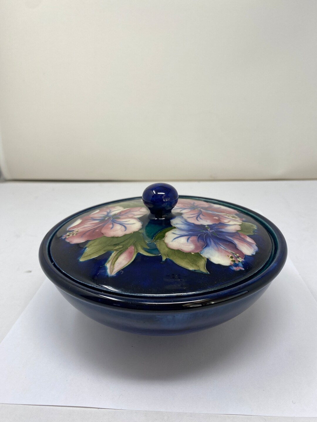 Vintage Full Signature W. Moorcroft Lidded Dish. - Etsy