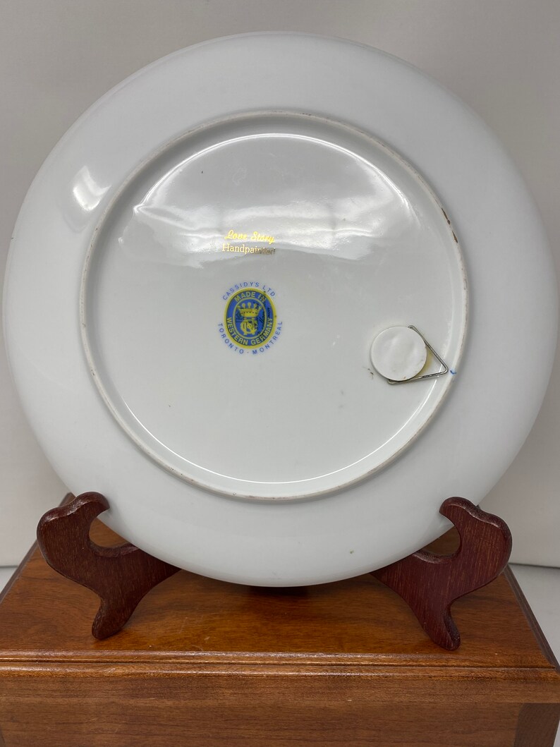 Signed Fragonard Handpainted Love Story Plate Made in Western - Etsy