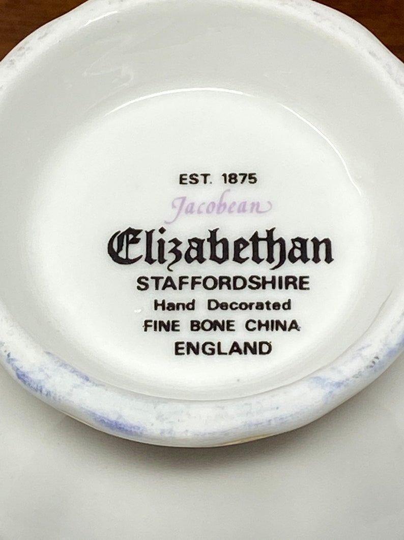 Birks Elizabethan JACOBEAN Teacup and Saucer. - Etsy
