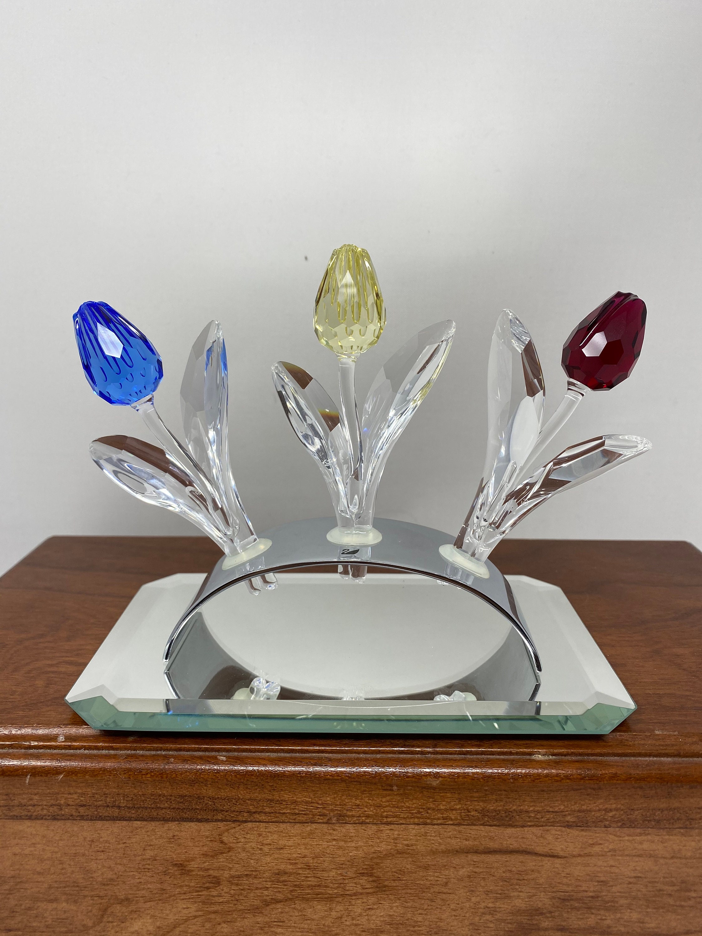 Swarovski Tulips with Stand and Mirror. - Etsy 日本