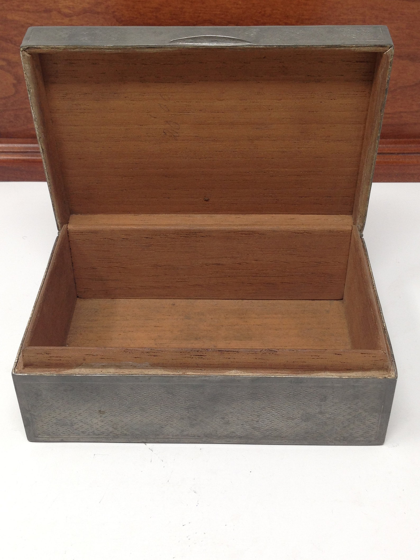 Antique Pewter Box With Artist Signed Miniature Painting on - Etsy