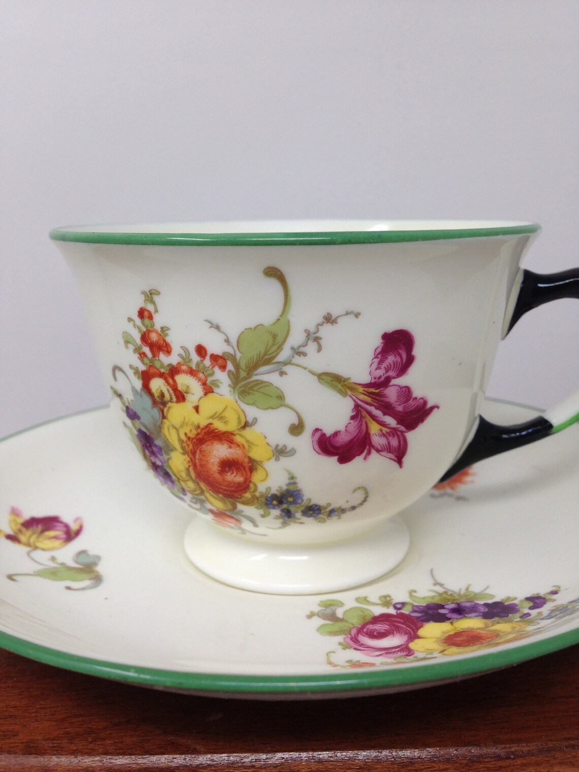 Plant Tuscan China Teacup and Saucer. | Etsy